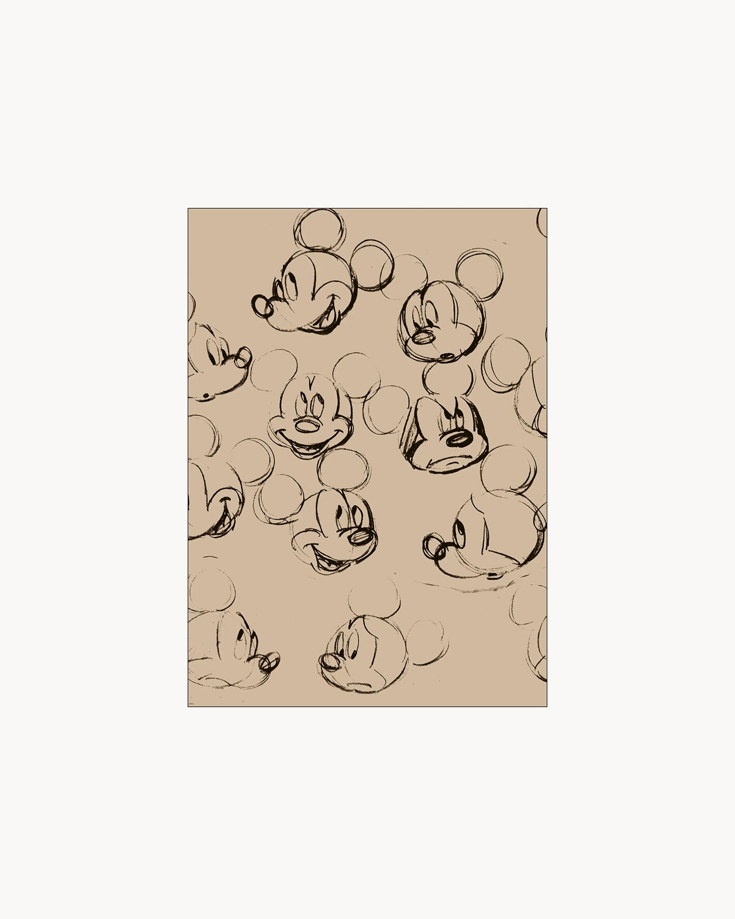 Stampa Disney - Mickey Mouse Vintage Drawing No. 01, Poster & Frame ...